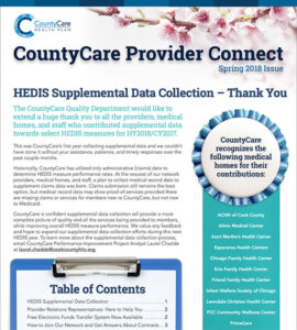 Provider Newsletters – CountyCare Health Plan